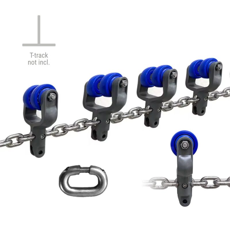 SS Chain, Link & Trolley sets for T-track - Best Mate Equipment Supplier