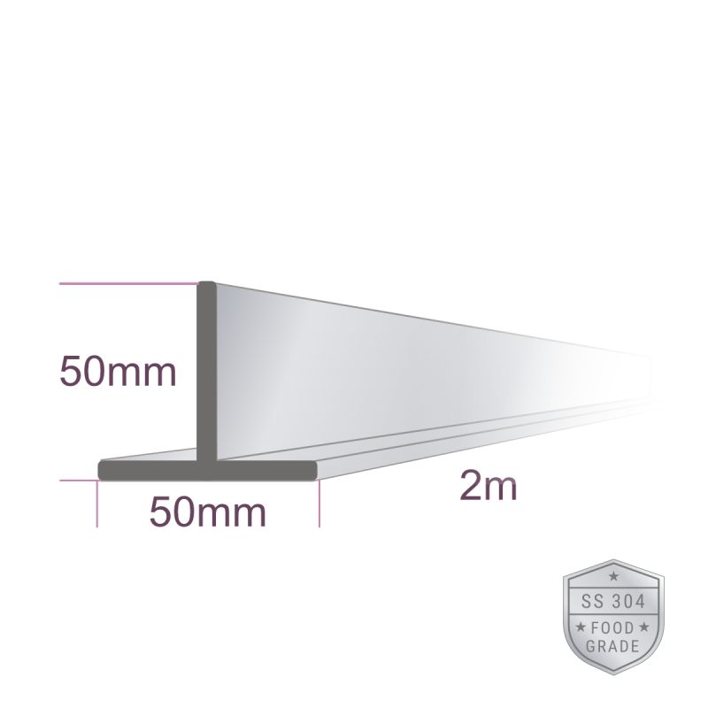 Stainless Steel T-track - Straight - Various lengths - Best Mate ...